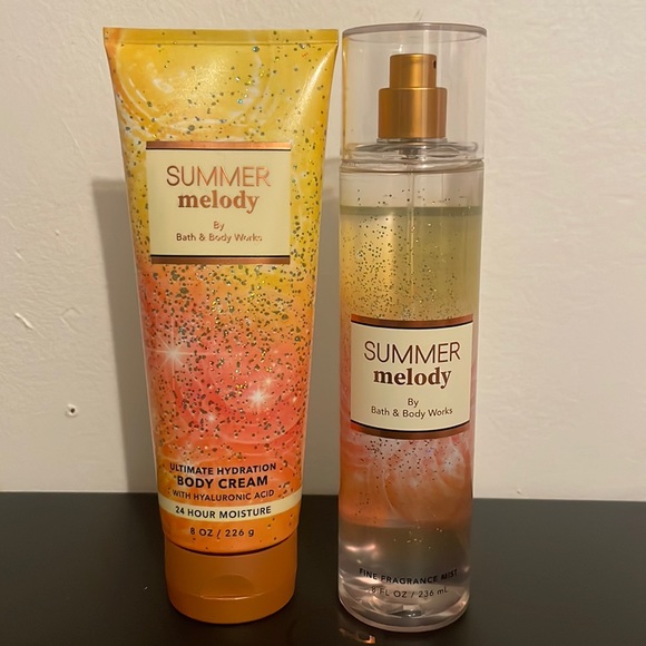 Bath & Body Works | Bath & Body | Bbw Summer Melody Body Set | Poshmark